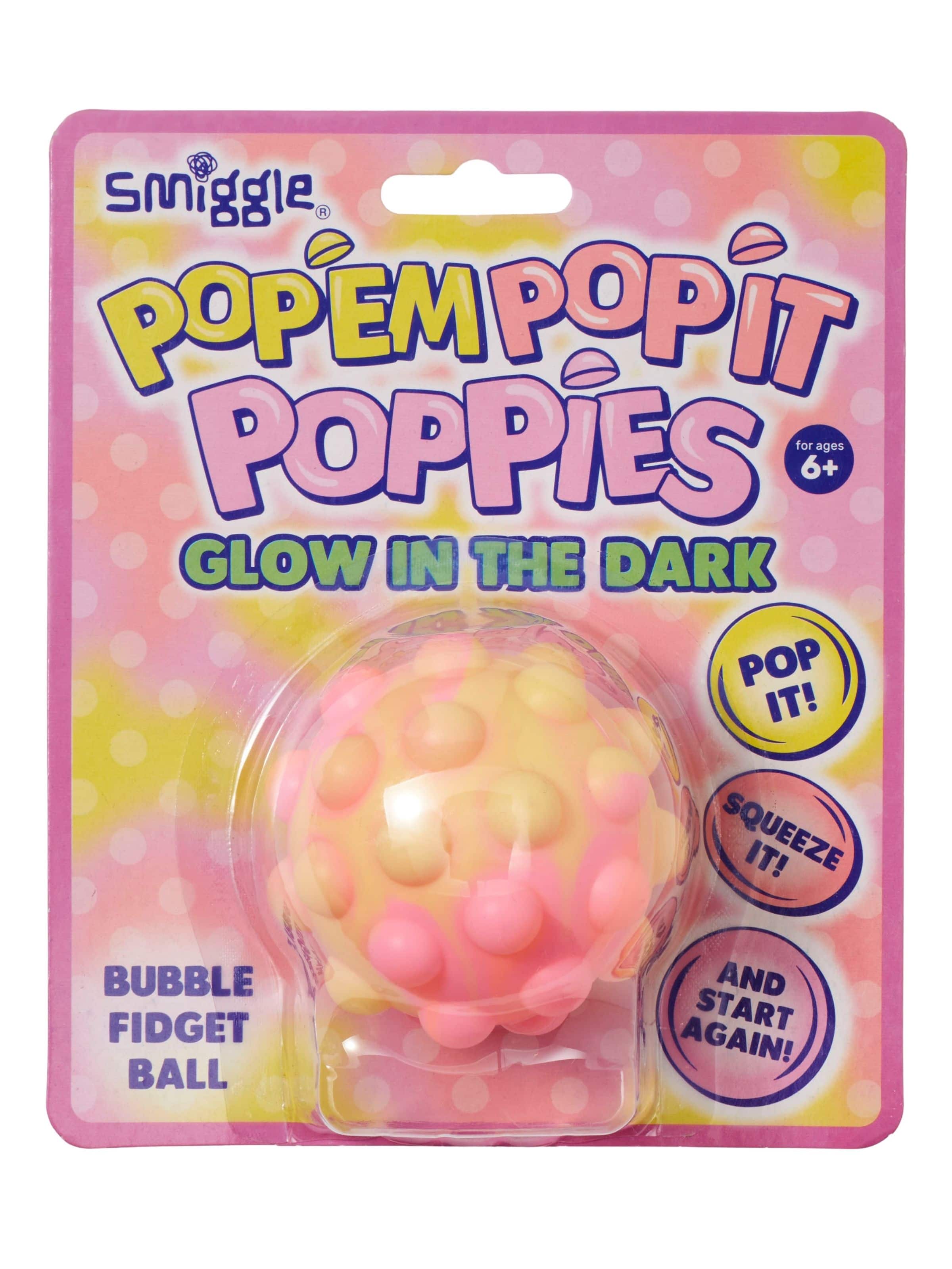 Popem Popit Poppies Glow In The Dark Fidget Ball - Smiggle Online